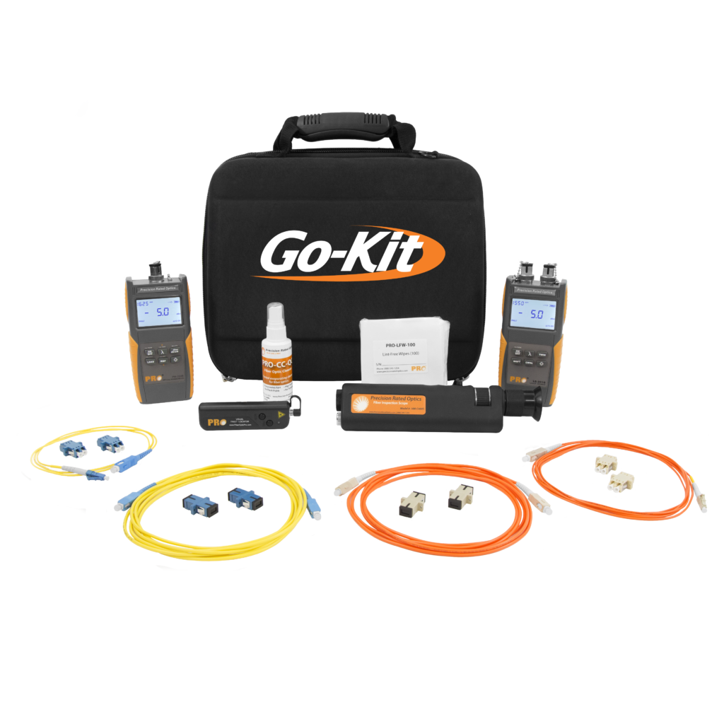 Optical Loss Test Set Go-Kit #4 (SM & MM w/Data Log) – Precision Rated ...